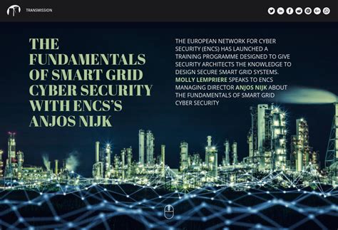 The Fundamentals Of Smart Grid Cyber Security With ENCSs Anjos Nijk Future Power Technology