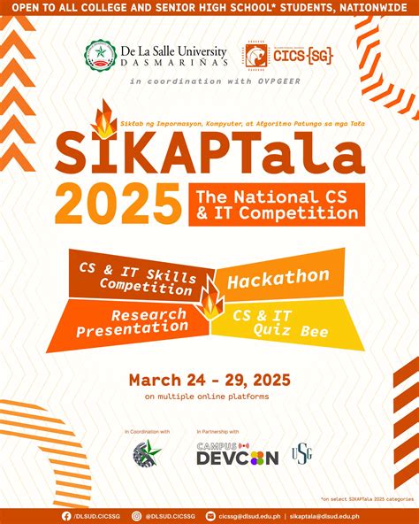 🚀 𝗦𝗜𝗞𝗔𝗣𝗧𝗮𝗹𝗮 𝟮𝟬𝟮𝟱 𝗧𝗵𝗲 De La Salle University Dasmariñas