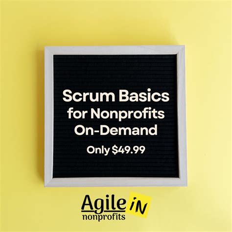 Agile In Nonprofits On Linkedin Agileinnonprofits Scrumbasics