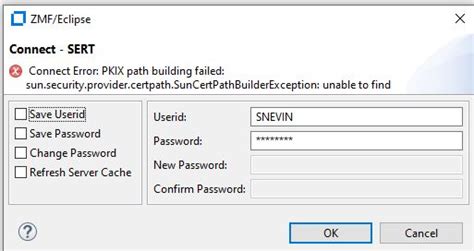 Zmf4ecl Import Certificate Function Applying Certificate To Incorrect
