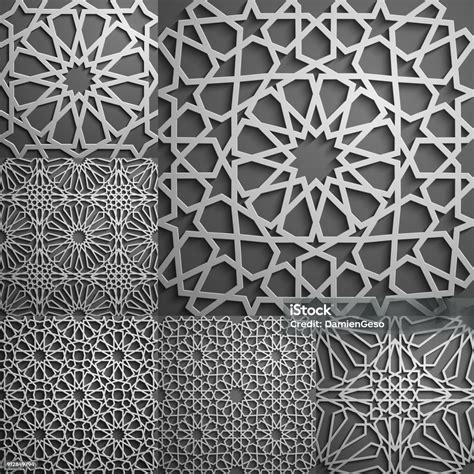 이슬람 패턴입니다 원활한 아랍어 기하학적 패턴 동쪽 장식 인도 장식 페르시아어 모티브 3d 끝 없는 텍스처 벽지 패턴 채우기 웹