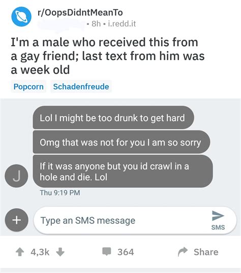 Texts Sent To Wrong Person
