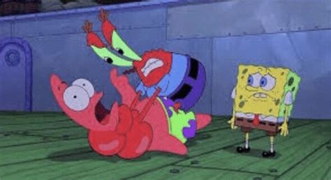 Mr Krabs Choking Patrick Blank Template Imgflip