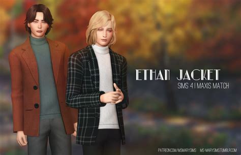 25 Sims 4 Male Cc Jackets You Should Add To Your Game Ultimate Sims