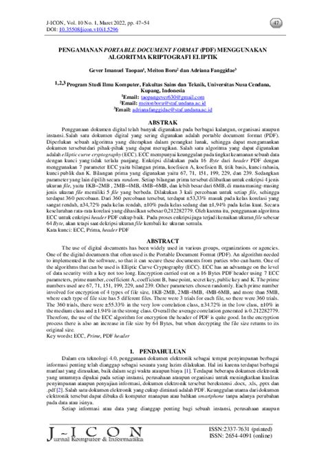 pdf pengamanan portable document format pdf menggunakan algoritma
