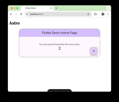Embedding Flutter On The Web