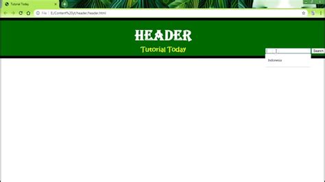 Cara Membuat Header Di Website Dengan Html And Css Menggunakan Aplikasi Notepad Youtube