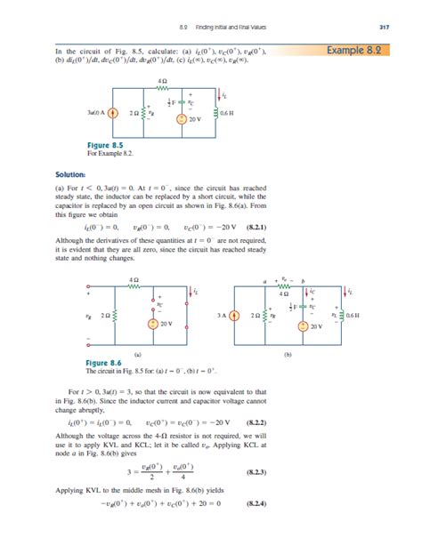 Resistors Transient Analysis Initial Conditions In Book Electrical