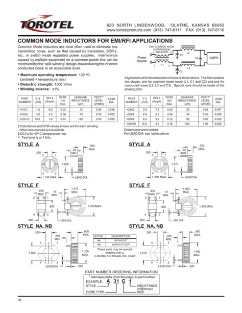 Common Mode Inductors