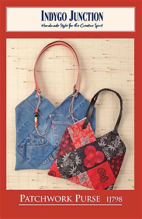 Patchwork Purse Pattern In PDF By Indygo Junction