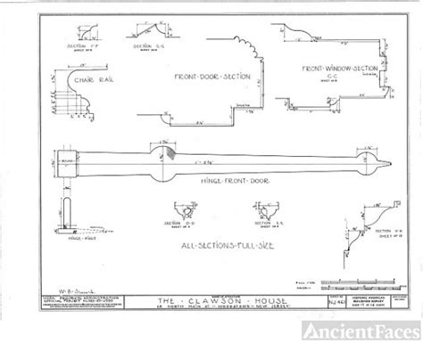 Habs Nj17 Wooto1 Sheet 17 Of 18 Clawson House 68