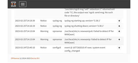 failed to detect ip for wan[wan] r opnsense