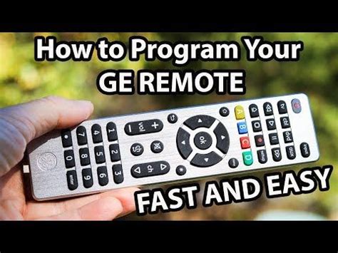 Programming Your Ge Universal Remote Control To Any Device Artofit