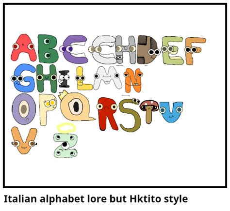 Italian Alphabet Lore But Hktito Style Comic Studio