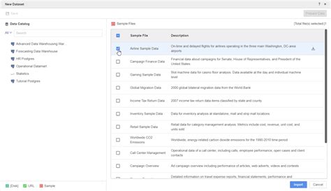 Import Data From A Sample File
