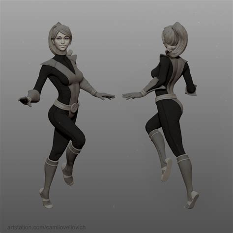 Kitty Pryde Statue On Behance