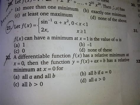 derivatives maxima minima question seems contradictory mathematics