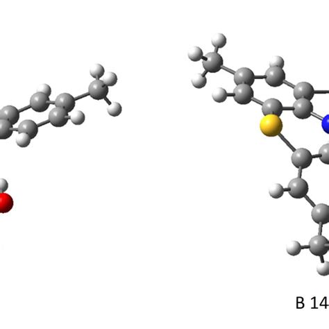 Optimized 3d Structures For The Two Possible Conformers Of M 1boh