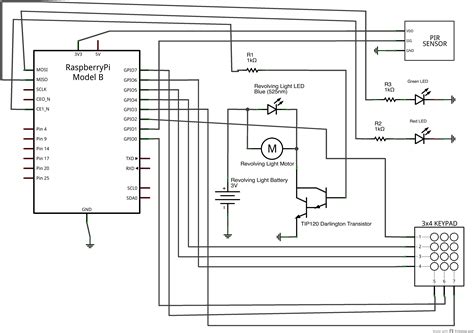 Circuit Diagram Of Security System