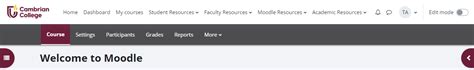 Moodle 4 1 Upgrade Information Cambrian College Teaching And Learning Innovation Hub