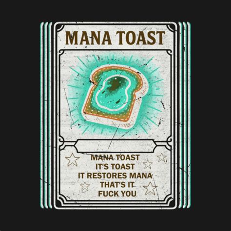 Mana Toast Dungeon Crawler Carl T Shirt Teepublic