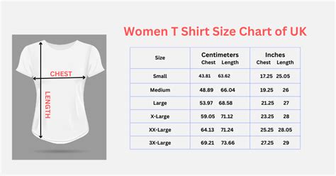 Custom T Shirt Printing Size Chart Guide Exact Print
