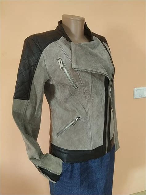 Нат шкіряна косуха — ціна 670 грн у каталозі Куртки Купити жіночі речі за доступною ціною на