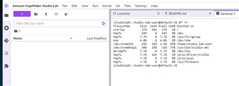 Inability To Reimage Sagemaker Studio Lab Instance To Get The Space