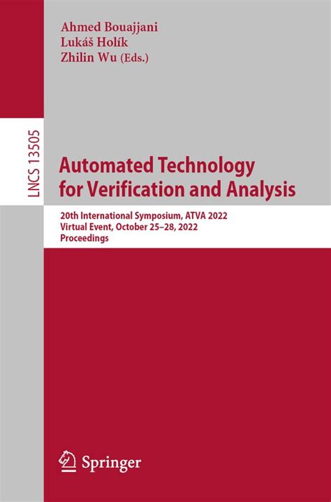 Lecture Notes In Computer Science Automated Technology For Verification And Analysis Bol