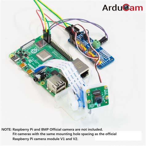 Pan Tilt Platform Kit For Raspberry Pi Cameras Dlscorp