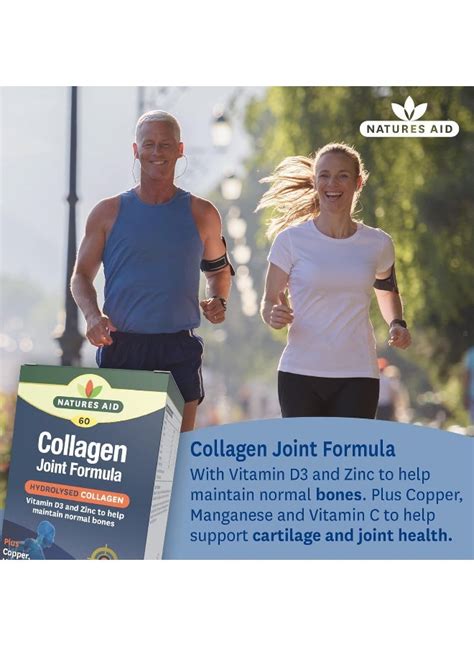 Natures Aid Collagen Joint Formula With Hydrolyzed Collagen Contains