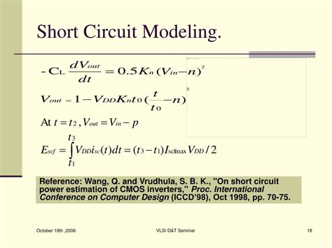 Ppt Power Analysis And Estimation For Digital Cmos Circuits