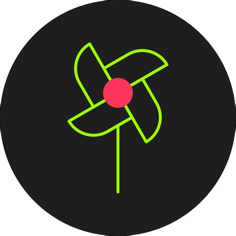 Pinwheel Glyph Circle Icon 37815120 Vector Art At Vecteezy