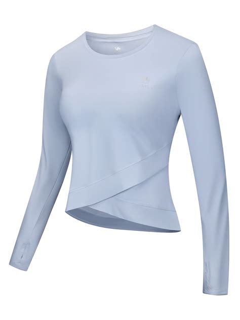 Camel Womens Long Sleeve Workout Tops Athletic Compression T Shirts