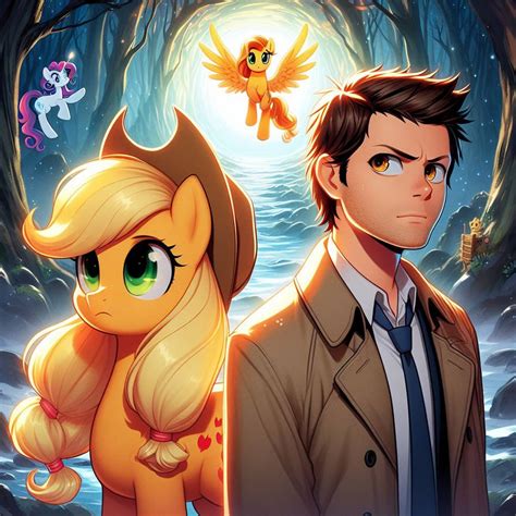 Mlp X Supernatural Applejack And Castiel Ai 10 By Tomartista On Deviantart