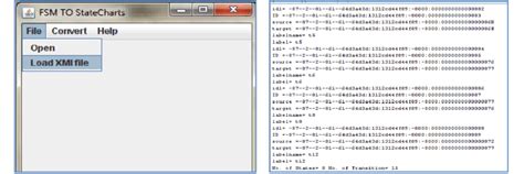 Loading XMI File Option And The Output During Loading It Download Scientific Diagram