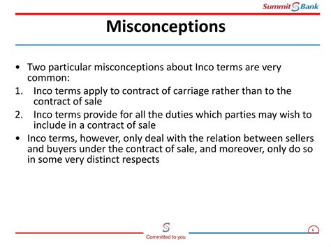 Inco Terms Unit 2 Ppt