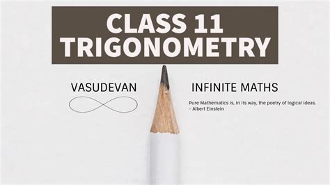 Class 11 Trigonometry Youtube