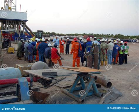 Land Drilling Rig Pre Drilling Safety Assembly In Tanzania Editorial