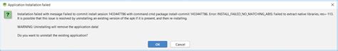android how to solve error while installing apks on emulator stack