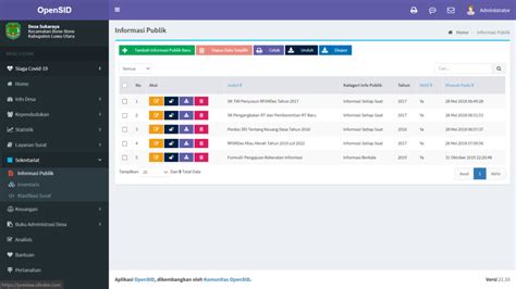 Opensid Sistem Informasi Desa Terbaik Silirdev