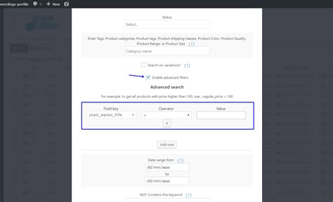 woocommerce search products missing seo title or description