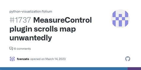 MeasureControl Plugin Scrolls Map Unwantedly Issue Python Visualization Folium GitHub
