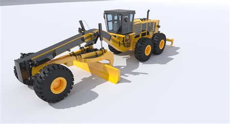 Motor Grader 3d Model