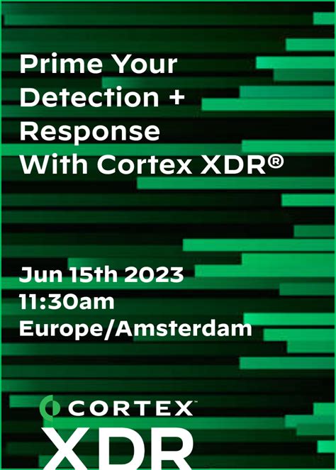 Prime Your Detection Response With Cortex Xdr®