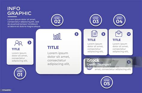 비즈니스 인포그래픽 디자인 요소 및 숫자 옵션 5 단계비즈니스 컨셉 다이어그램 프리젠 테이션 워크 플로우 레이아웃 배너 흐름 도표 정보 그래프에 사용할 수 있습니다 벡터