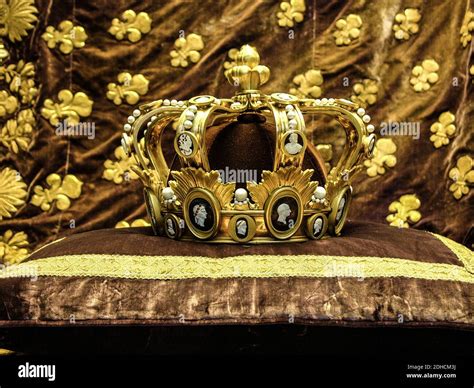 King Crown In St Denis Abbey Paris French History Royalty Louis