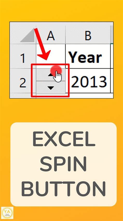 how to add an excel spin button artofit