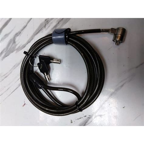 Nano Kensington Security Lock 1 8 Meter 6 2 5mm [hp Lenovo Thinkpad Asus Acer] Shopee Singapore