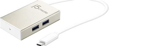 J Create USB Type C Port HUB Female Connector X USB Gen White LED JCH Buy Best